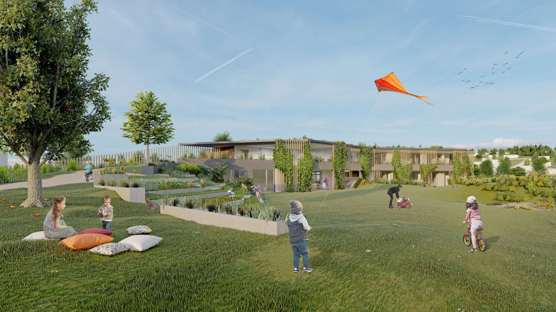 Wettbewerb Kindergarten Neusiedl am See – Oberes Seefeld – HALBRITTER ...