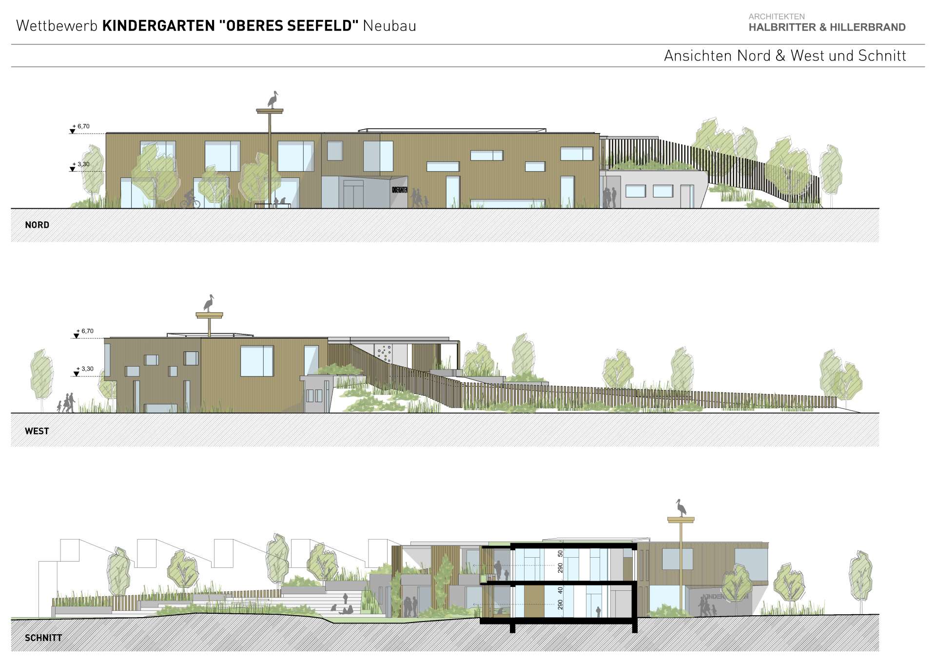 Wettbewerb Kindergarten Neusiedl am See – Oberes Seefeld – HALBRITTER ...
