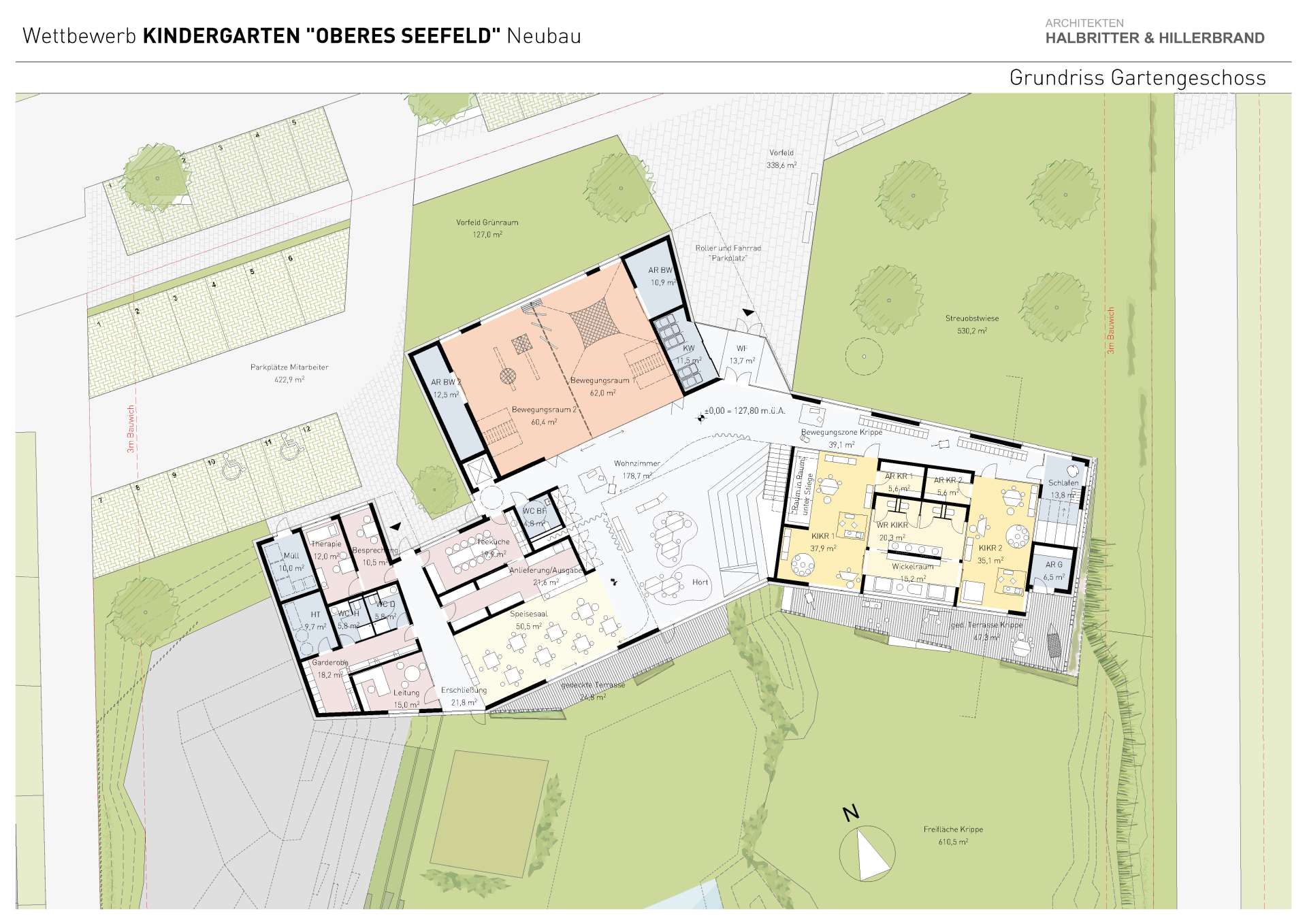 Wettbewerb Kindergarten Neusiedl am See – Oberes Seefeld – HALBRITTER ...